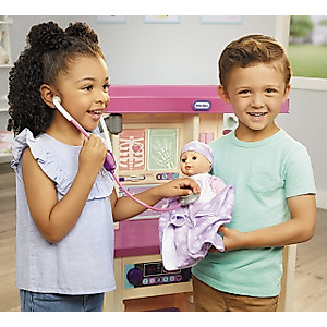 Little Tikes My First Baby Care Center Pretend Play Set for Doctor Nurse Parent Role Play with 15 Accessories for Kids, Boys, Girls Ages 3+ Years