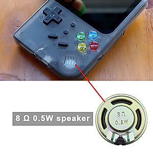 ECSiNG 5PCS Inner Speaker Loudspeaker Compatible with Game Boy Color/Advance GBA/GBC 23mm 8 Ohms 0.5W Game Console Replacement Repair Parts