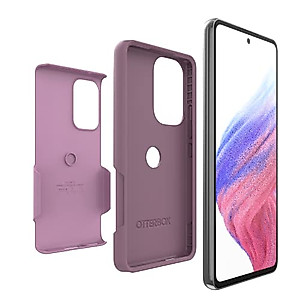OtterBox Samsung Galaxy A53 5G Commuter Series Lite Case - MAVENS Way, Slim & Tough, Pocket-Friendly, with Open Access to Ports and Speakers (no Port Covers), Pink