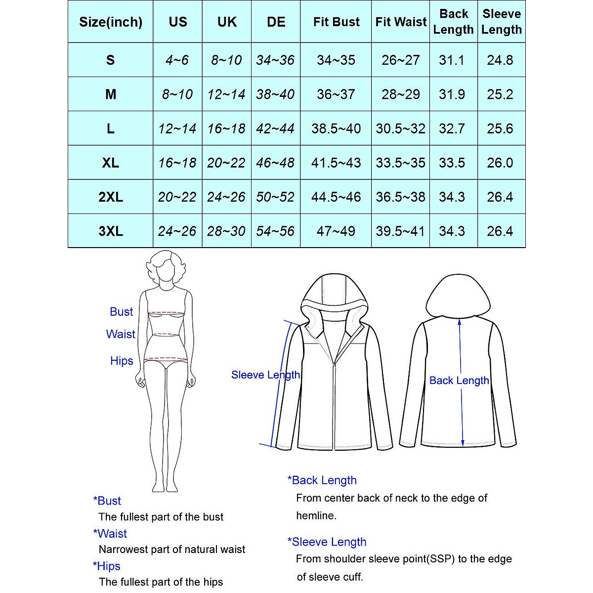 GRACE KARIN Womens Hooded Thicken Fleece Parkas Faux Fur Jackets with Pockets L Black