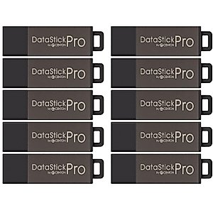 Centon DSP8GB10PK 10 x 8GB MultiPack DataStick Pro USB 2.0 Flash Drives (Grey)