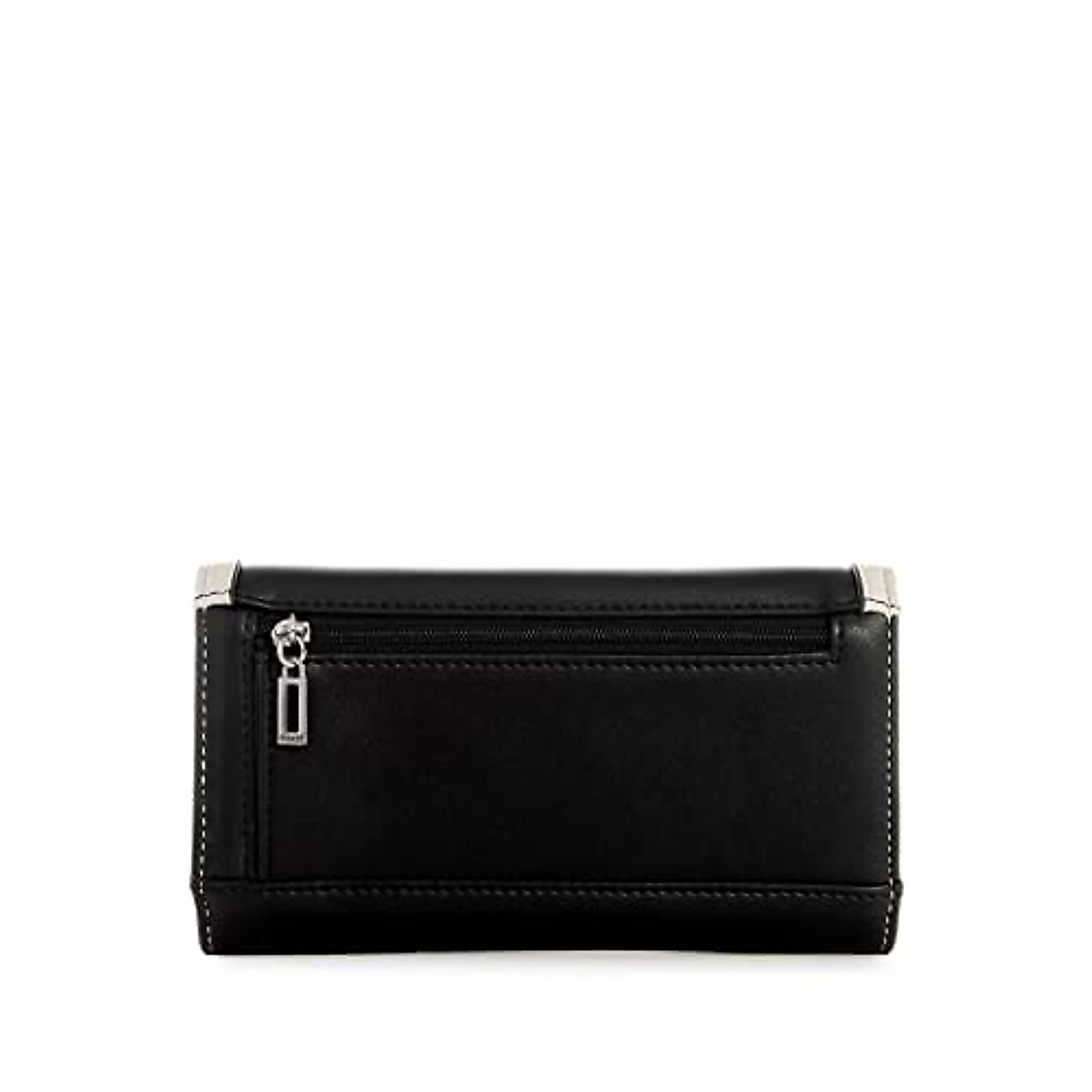 GUESS Factory Women's Milena Color-Block Slim Clutch Black Wallet