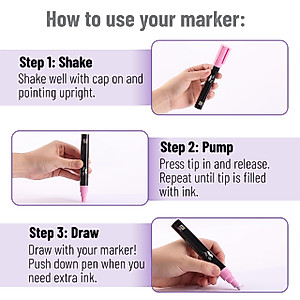 Mr. Pen- Chalk Markers, 6 Pack, Pastel Colors, 8 Labels, Chalkboard Markers, Liquid Chalk Markers, Chalk Markers for Chalkboard, Chalk Pens, Chalk Marker, Glass Markers, Liquid Chalk Markers Erasable