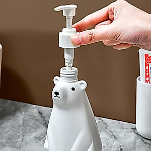 Shampoo Dispenser,Pump Bottle Dispenser,Travel Bottles for Toiletries,Portable Leakproof Shampoo Pump Dispenser,Refillable Pump Bottle for Storing Shampoo Conditioner Bath Lotion(450ml), pump bot