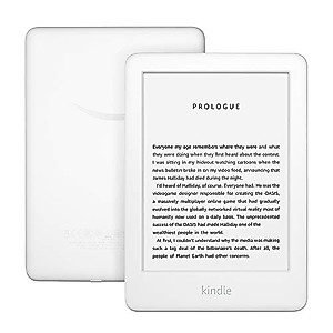Kindle (2019 release)- With a Built-in Front Light - White - Without Lockscreen Ads + 3 Months Free Kindle Unlimited (with auto-renewal)
