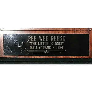 Pee Wee Reese Brooklyn Dodger MLB Hall of Fame Signed 8x10 Photo Plaque