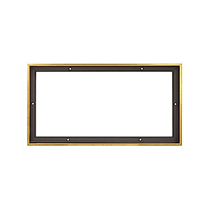 PIXY CANVAS Floater Frame 12x24 for 1-1/2 (1.5) inch Deep Canvas Paintings/Canvas Prints/Wood Canvas Panels/Wall Art/Wall Decor/Home Decor/Artwork (Rustic Gold, 12 x 24 inch, Landscape)