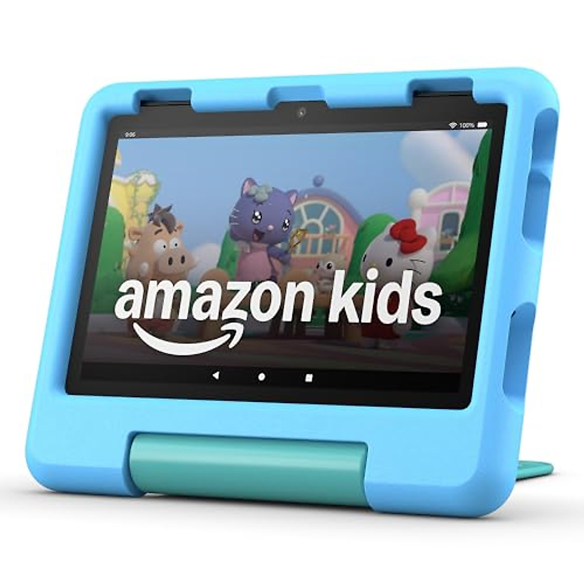 New Amazon Fire HD 8 Kids tablet, ages 3-7. With bright 8" HD screen. Includes ad-free and exclusive content, parental controls and 13-hr battery, 32GB, Blue, (2024 release)
