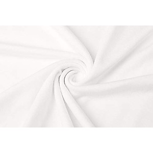 JomeDesign Womens Tops Short Sleeve Side Split Casual Loose Tunic Top White X-Large