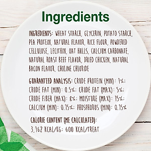 Nylabone Healthy Edibles Natural Dog Chews Long Lasting Roast Beef Flavor Treats for Dogs, X-Large/Souper (2 Count)