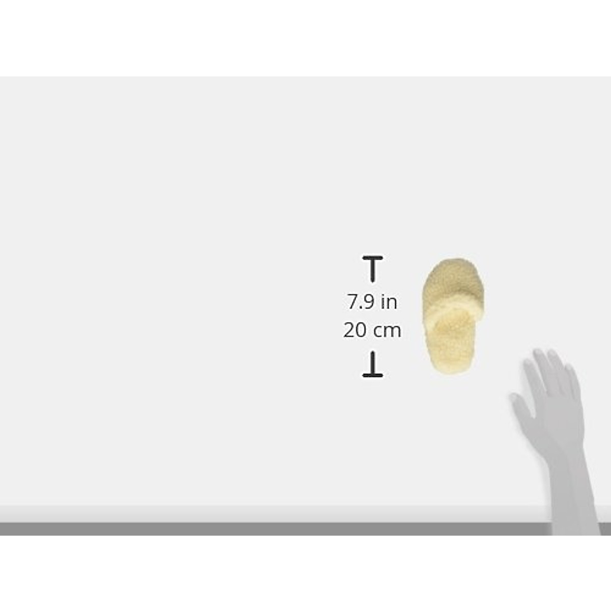 SPOT Vermont Style Fleece Slipper Dog Toy - Soft Squeaky Plush Comfort Toy for Small and Medium Dogs and Puppies, Ideal for Light Chewers - 7.5 inch