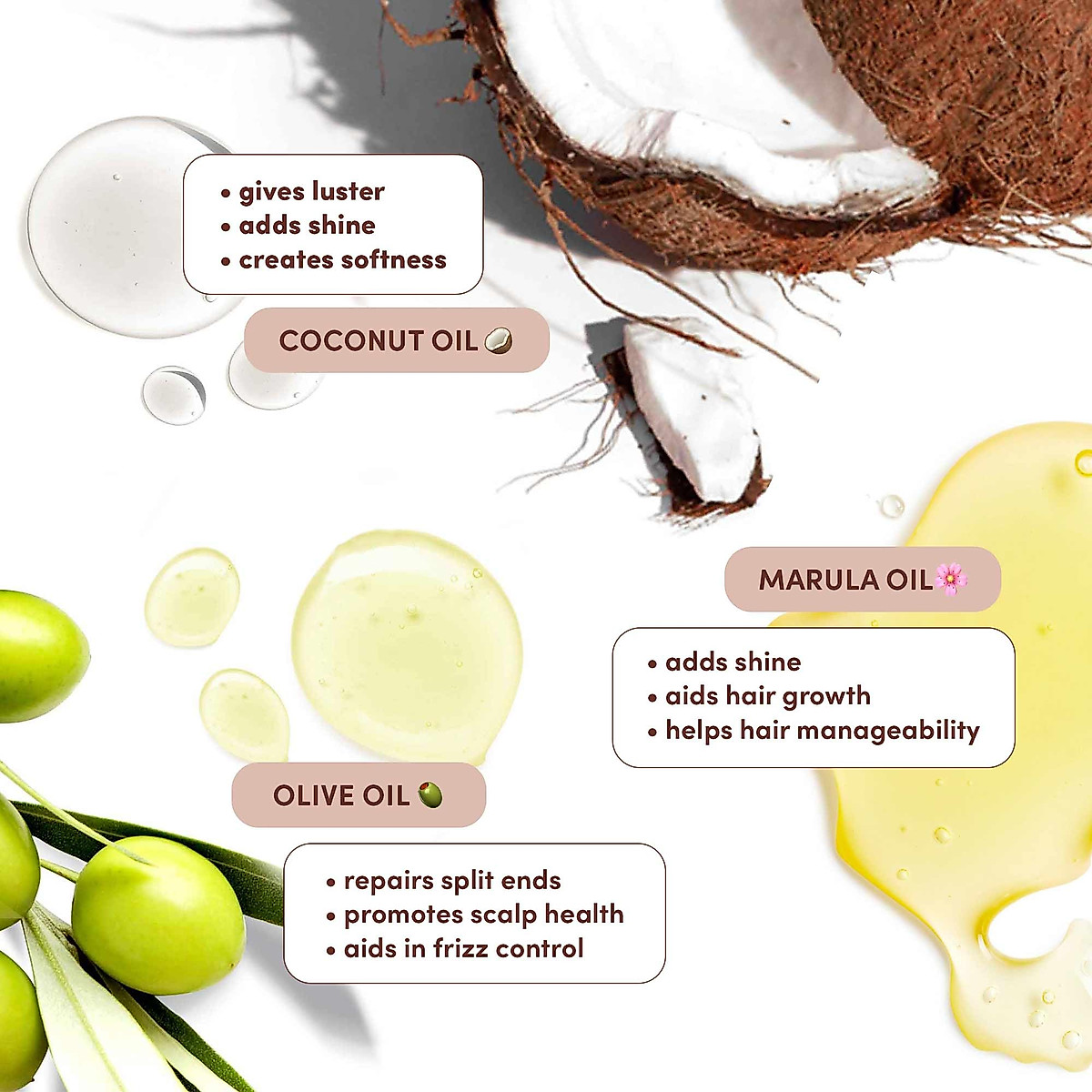 MIZANI True Textures Perfect Coil Paraben & Silicone-Free Oil Gel - Curly Hair Gel Styler, Moisturizes and Fights Frizz With Coconut Oil, For Curly & Dry Hair