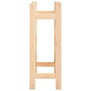 vidaXL Solid Wood Pine Wine Rack for 56 Bottles Home Indoor Dining Room Kitchen Wooden Storage Organizer Shelf Wine Cabinet Furniture