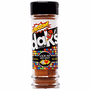 DAK's Spices Kaboom Mouth Watering Seasoning Blend | 100% Salt & Sugar Free | Premium & Healthy Seasoning | MSG Free, Preservative Free, Potassium Chloride Free | Low Carb & Keto Friendly | Perfect for Clean Eating & Adding Flavor to Recipes | 1.5 oz