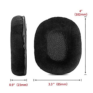 Replacement Earpads Ear Cushion Compatible with Turtle Beach Stealth 450 420X 520 Headset Repair Parts (Black1)