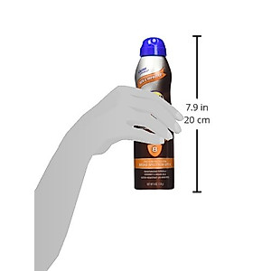 Banana Boat Tanning Dry Oil Clear Spray Sunscreen SPF 8, 6oz | Tanning Sunscreen Spray, Banana Boat Dry Oil, 8 SPF Tanning Oil, Dry Tanning Oil Spray, Oxybenzone Free Sunscreen, 6oz (Pack of 3)