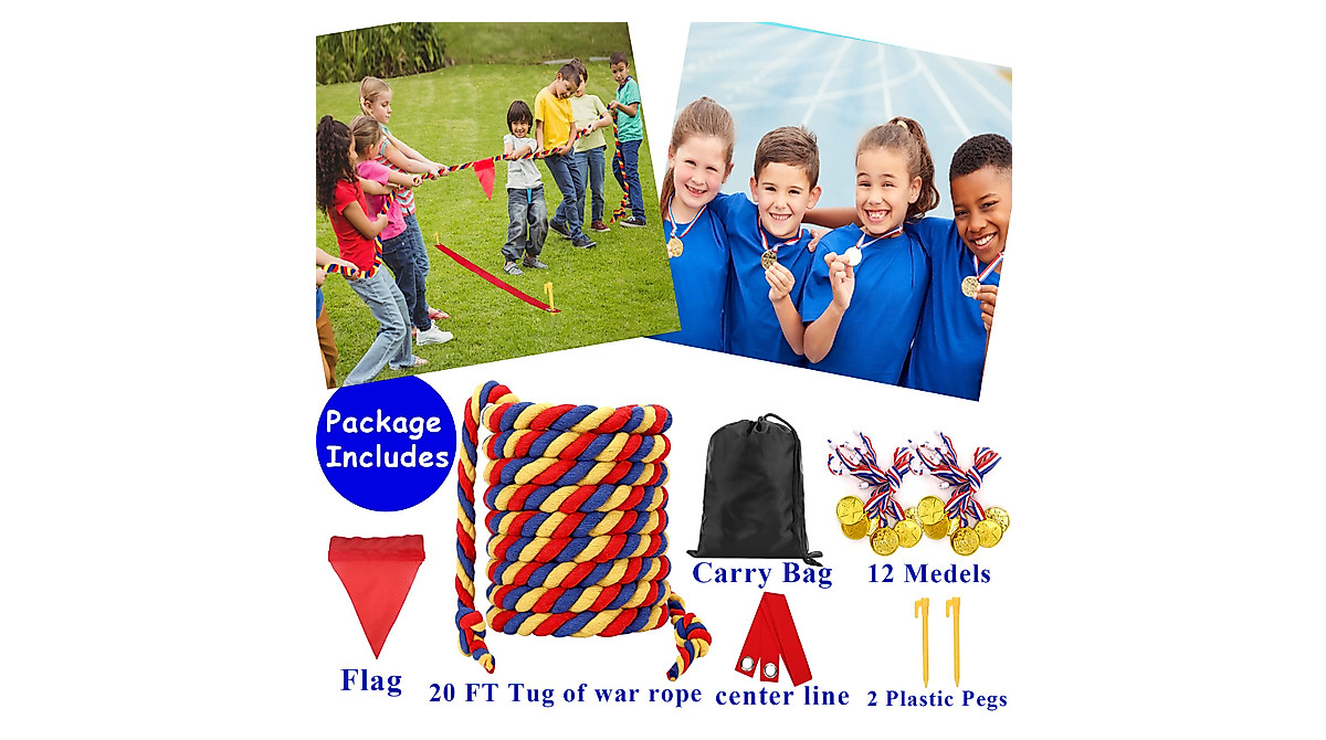 Field Day Tug of War Rope - Fun Outdoor Games for All