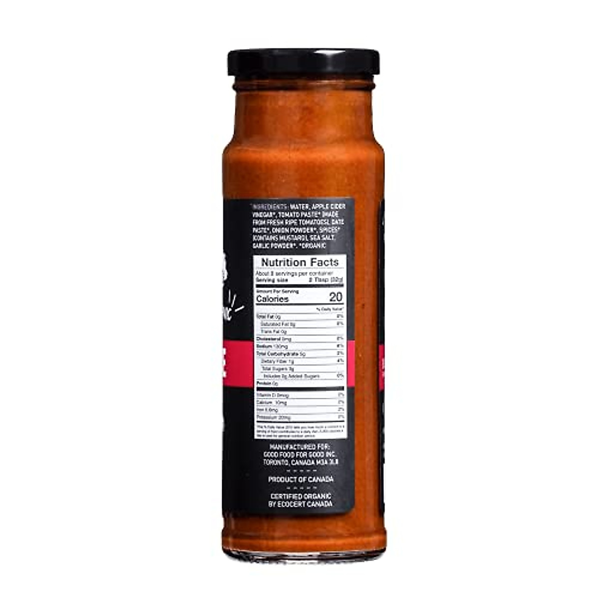 GOOD FOOD FOR GOOD Organic Classic BBQ Sauce, 9.5 OZ