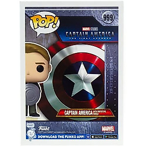 Captain America with Prototype Shield Pop! Vinyl - EE Exclusive Bundle with EcoTek Pop Protector