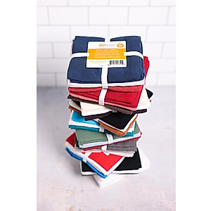 MUkitchen Flour Sack Towels Dish Cloths, White, 24 x 36 inch, Cotton, Set of 3