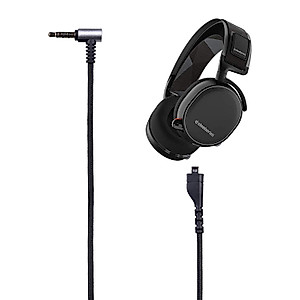 KeyEntre Replacement Audio Cable for SteelSeries Arctis 3, Arctis Pro, Arctis 5, Arctis 7, Arctis Pro Gaming Headset 2m/6.5 Feet (Male to Female)
