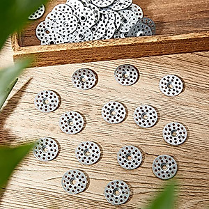 1 Inch Plaster Washers Metal Washers for Screws Plaster Repair Rings Plaster Buttons Profile Washer Flat Washers for Wall Ceiling Drywall Plaster Repair