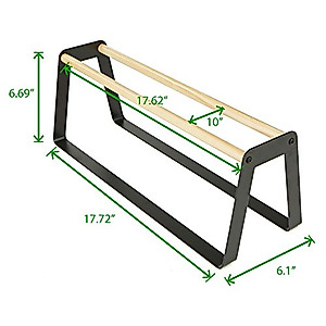 Mind Reader Shoe Rack, Slipper Rack, Shoe Organizer Stand for Heels and Sneakers, Black