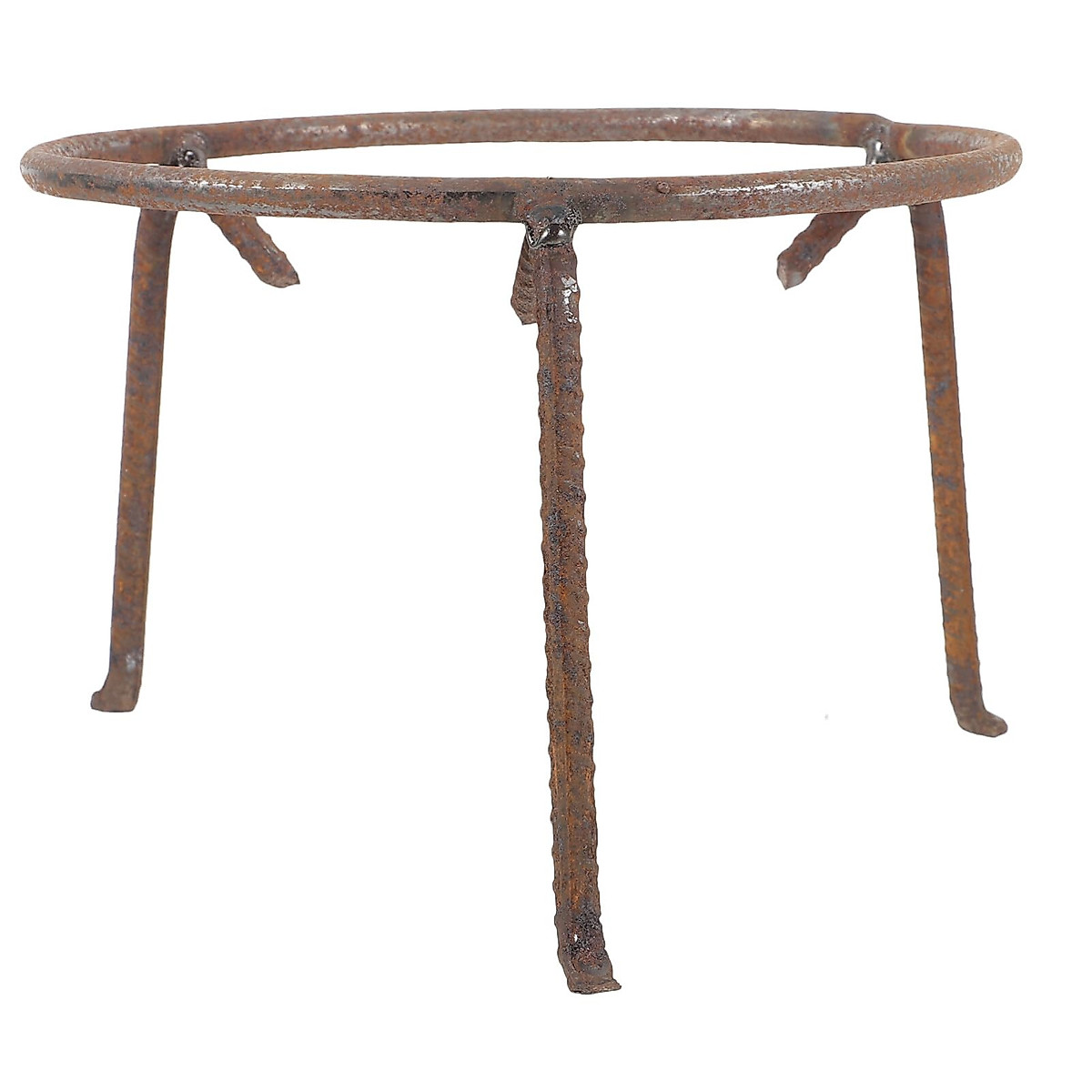 GANAZONO Small Camping Pans Tripod Open Fire Camping Tripod Cooking Stand Iron Pot Stand Tripod Grill for Campfire Camping Backyards Patios