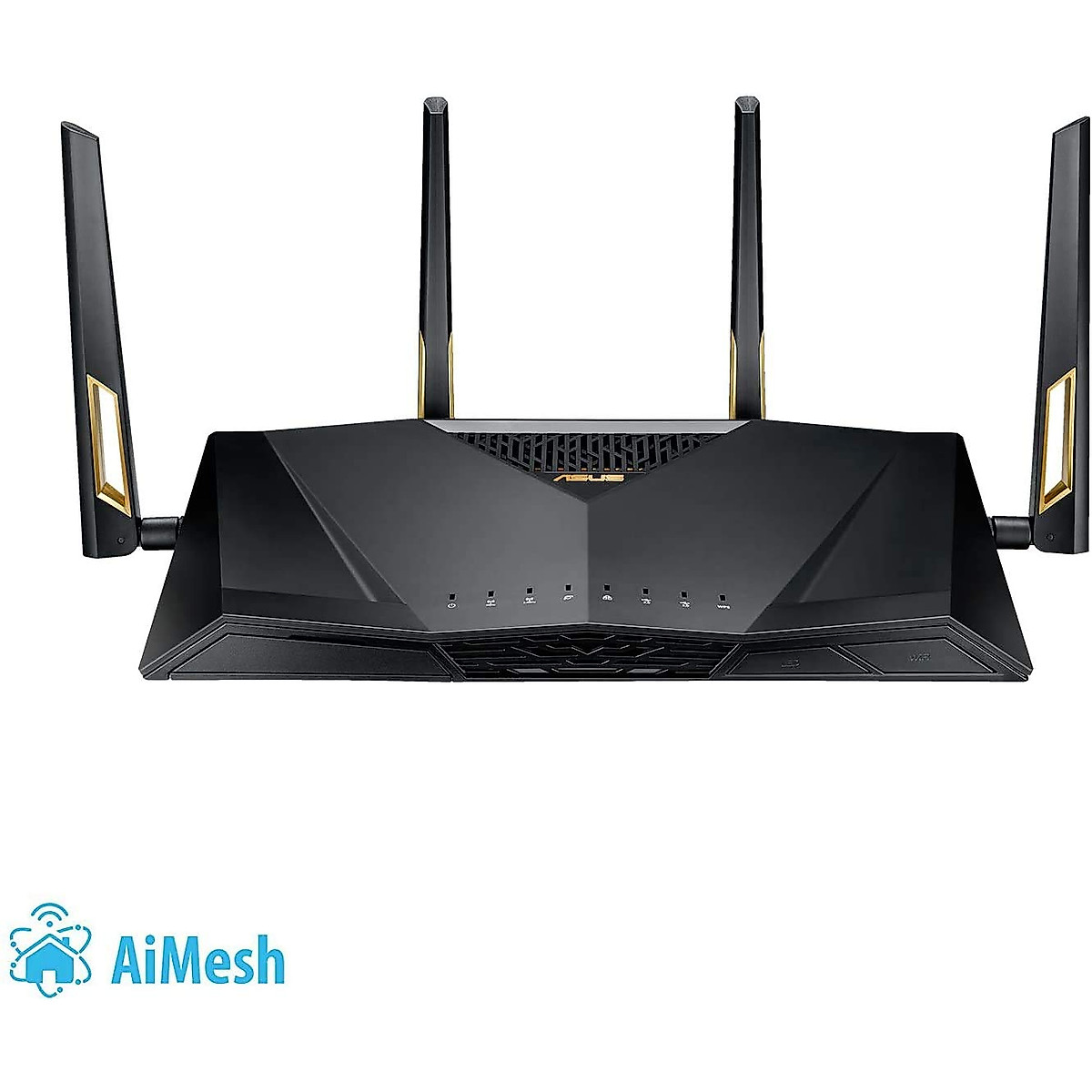 ASUS AX6000 Dual-Band WiFi 6 Gaming Router, Game Acceleration, Mesh WiFi Support, Lifetime Free Internet Security, Gamer Private Network, Mobile Game Boost, Streaming & Gaming Model RT-AX88U
