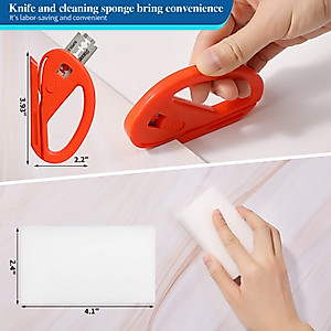 Wallpaper Smoothing Tool Kit with Felt Squeegee Seam Roller for Contact Paper Peel and Stick Wallpaper Car Wrap Vinyl Window Tint Glass Film