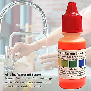 A2O Water - Made in USA, pH Tester (RED/75-100 Tests)