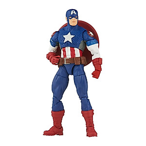 Marvel Legends Series: Ultimate Captain America Ultimates,Classic Comic Collectible 6 Inch Action Figure