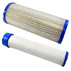 HQRP Filter & Inner Filter Kit Compatible with Briggs & Stratton 841497, 821136, 4235, 4236 Replacement for B&S 540000/610000 Series Engines