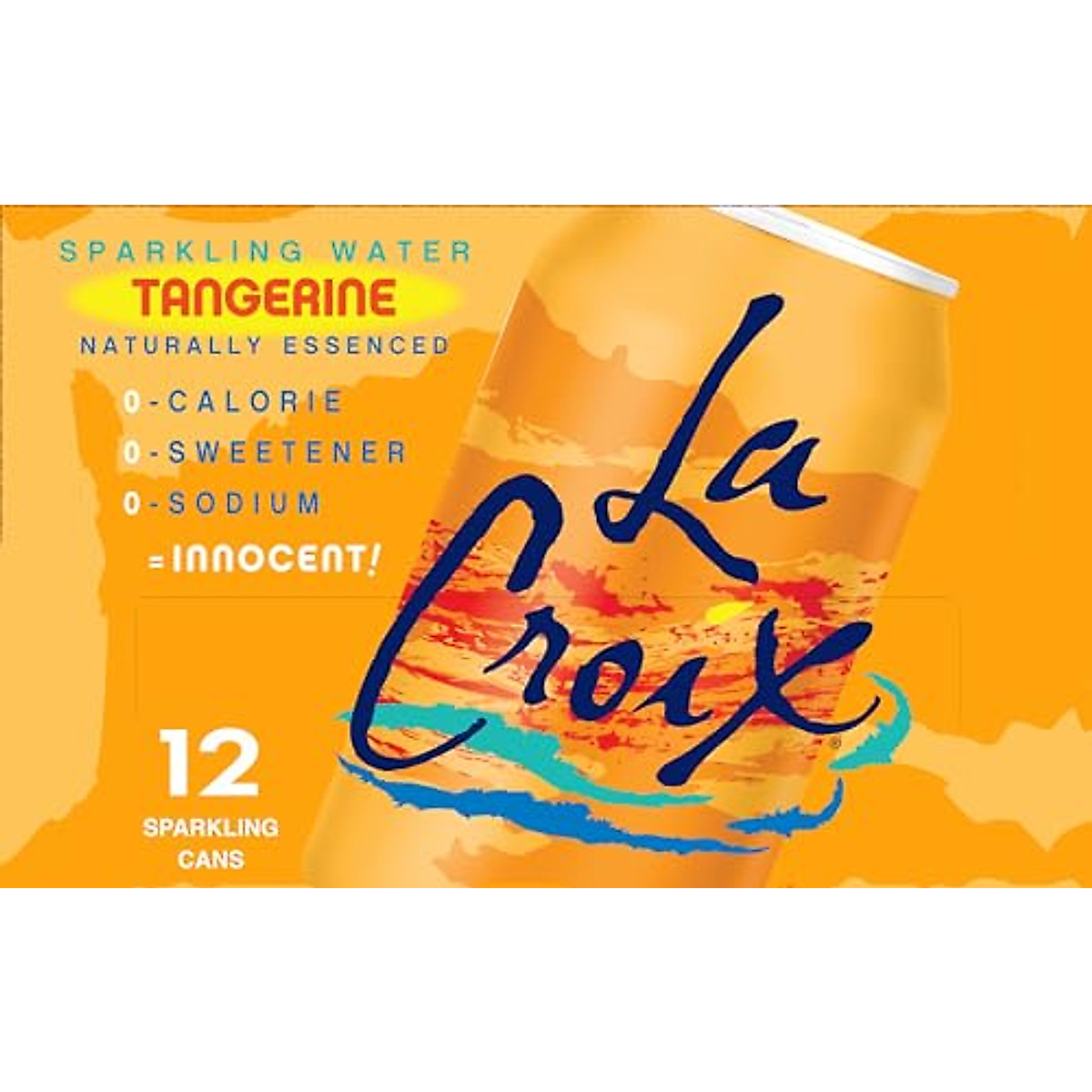 LaCroix Sparkling Water, Tangerine, 12 Fl Oz (pack of 12)