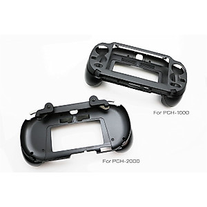 PSVita-2000型用 前面背面タッチパッド対応型L2/R2ボタン搭載グリップカバー