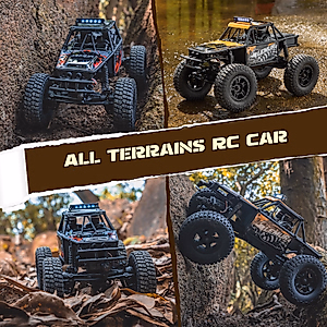 BEEZRC FMS 1/24 RC Crawler Lemur RTR FCX24 4WD 2.4GHz RC Rock Truck RC Car Offroad Mini Model Car Hobby Grade Remote Control Car with LED Lights (Green) FMS12404RTRGN