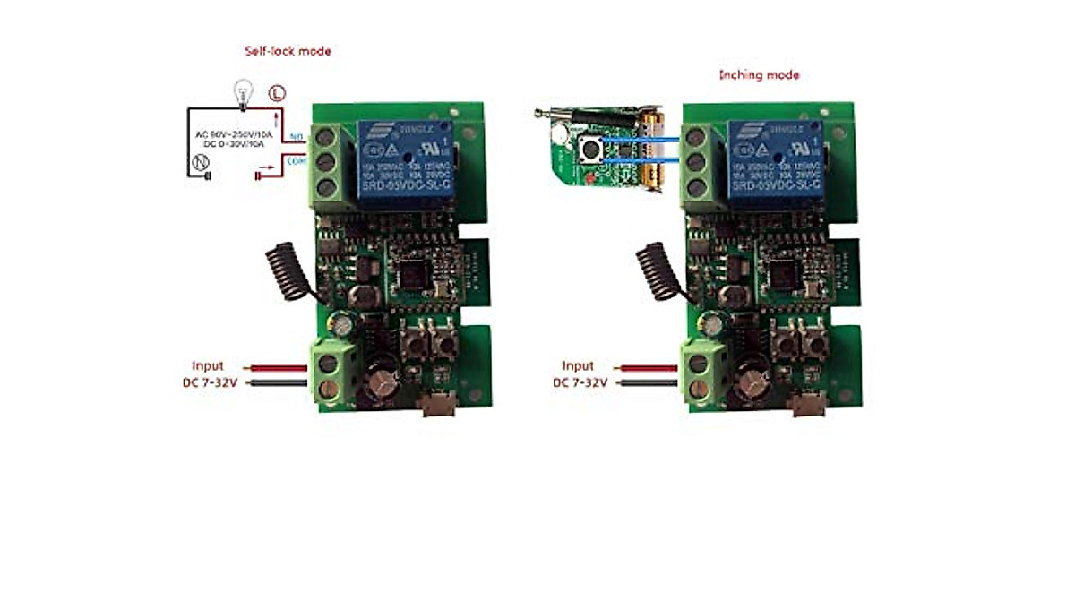 MHCOZY Zigbee Smart Relay Switch | 5V/12V, Tuya/eWelink Compatible
