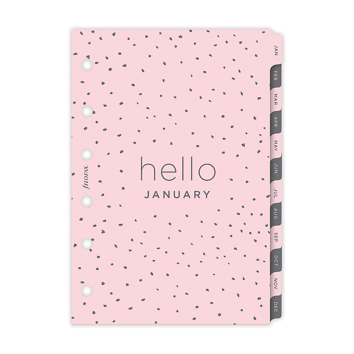 Filofax Pocket Confetti Week to View Diary, organizer diary, 2023, diary refill, calendar, White