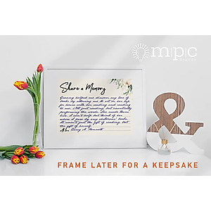 100 Large Share A Memory Cards - Oversize - 5" x 7" - Celebration of Life - Birthday - Funeral - Memorial - Graduation - Bridal Shower Game - Going Away - Anniversary - Retirement