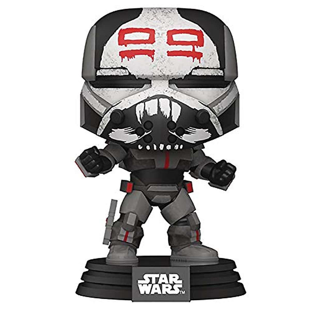 POP Star Wars: Clone Wars - Wrecker Funko Vinyl Figure (Bundled with Compatible Box Protector Case), Multicolor, 3.75 inches