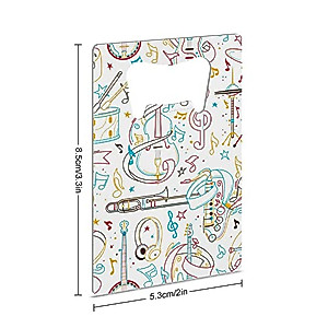 Musical Instruments Credit Card Bottle Opener Stainless Steel Flat Beer Wine Bottle Opener for Party Wedding Favor