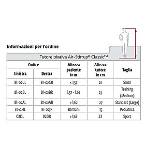 Aircast Air-Stirrup Ankle Support Brace, Right Foot, Large