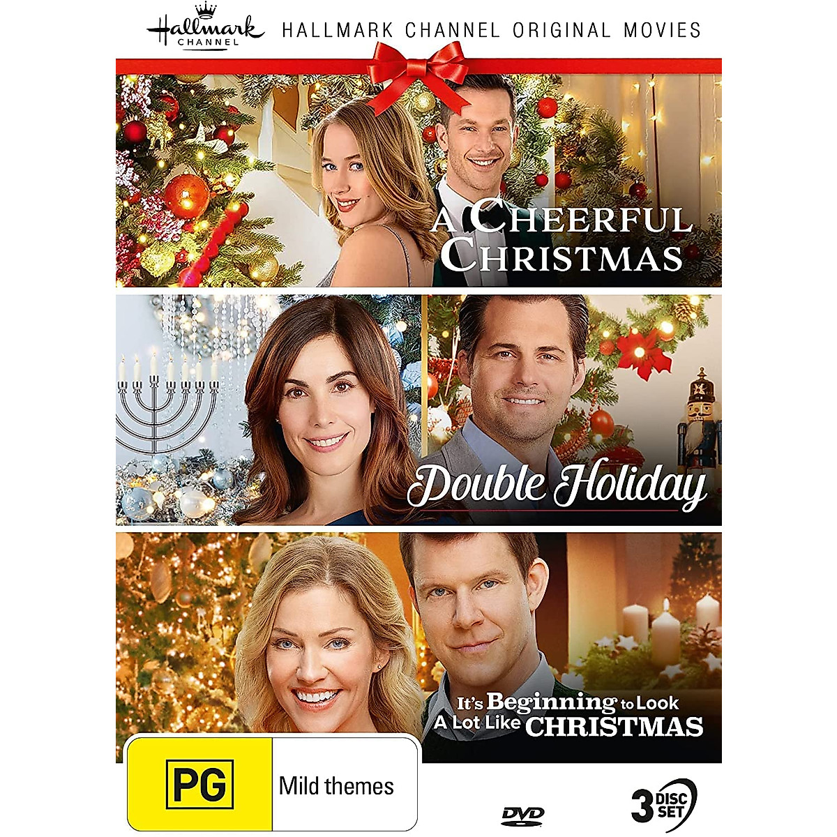 Hallmark Christmas Collection 18 (A Cheerful Christmas / Double Holiday / It's Beginning To Look A Lot Like Christmas)