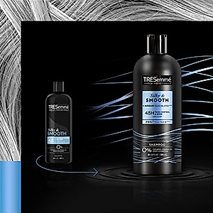 TRESemmé Silky & Smooth Anti-Frizz Shampoo For Frizzy Hair Formulated With Pro Style Technology 28 Fl Oz (Pack of 6)