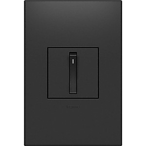 Legrand | The adorne Whisper Wi-Fi Ready Remote Switch 120VAC 900MHz, Magnesium, ASWRRRM1