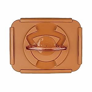 Crazy Korean Cooking Premium Kimchi, Sauerkraut Fermentation and Storage Container with Inner Vacuum Lid, Sandy Brown 1.3 Gal (5.2L) 2 PACK