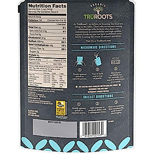 TruRoots Organic Quick Cook Olive Oil and Sea Salt Quinoa, Brown Rice and Lentil Blend, 8.5 Ounces (Pack of 8), Ready to Eat in 60 Seconds, Certified USDA Organic, Non-GMO Project Verified