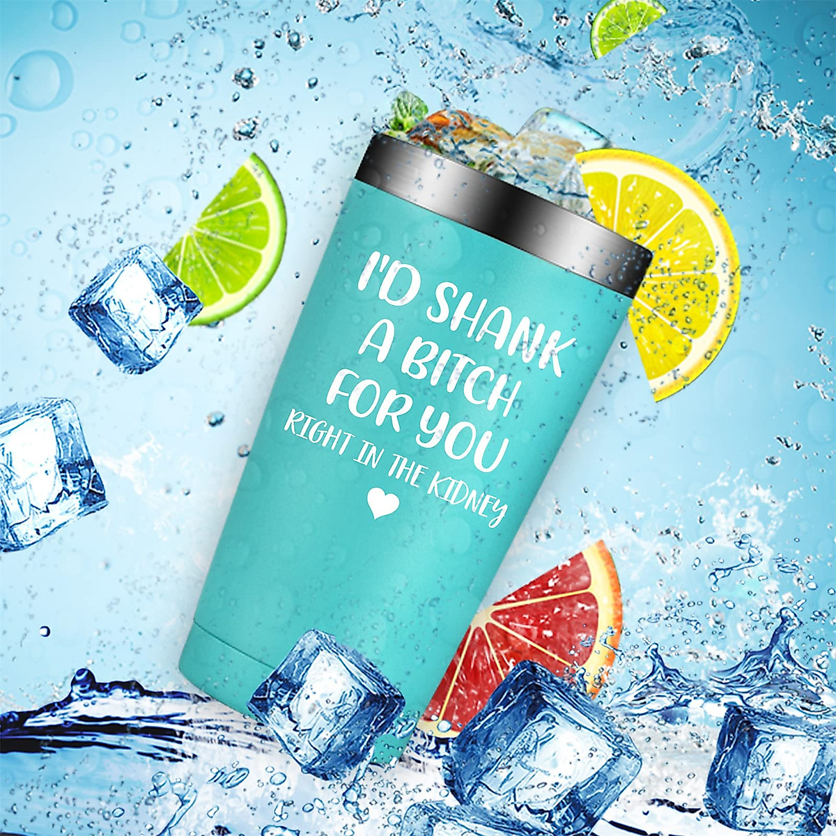 BIRGILT Best Friend Birthday Gifts for Women - Funny Christmas Friendship Gifts for Coworker, Sister, Bestie - 20oz Tumbler Cup