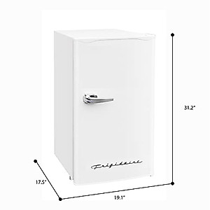FRIGIDAIRE EFR331-WHITE 3.2 Cu ft Eraser Board Mini Compact Dorm Fridge (White)