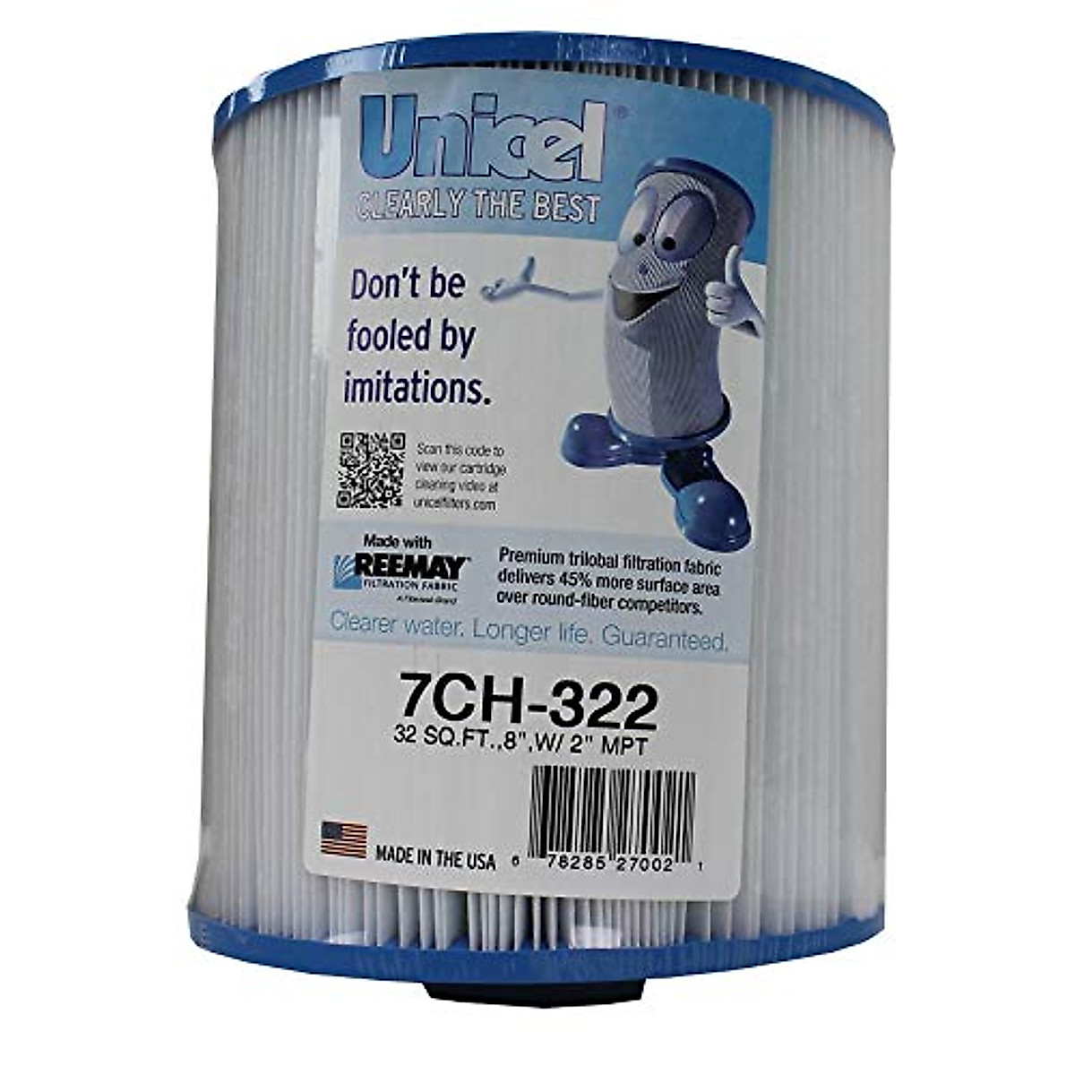 4) New Unicel 7CH-322 Replacement Spa Filter Cartridges 32 Sq Ft PAS35-2 FC-0420